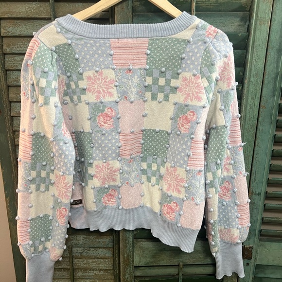 Matilda Jane | Sweaters | Matilda Jane Cardigan Sweater Patchwork ...